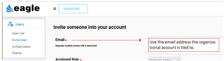 Single Sign-On Login – Eagle CMMS